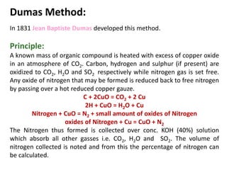 Protein analysis | PPTX