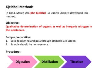 Protein analysis | PPTX