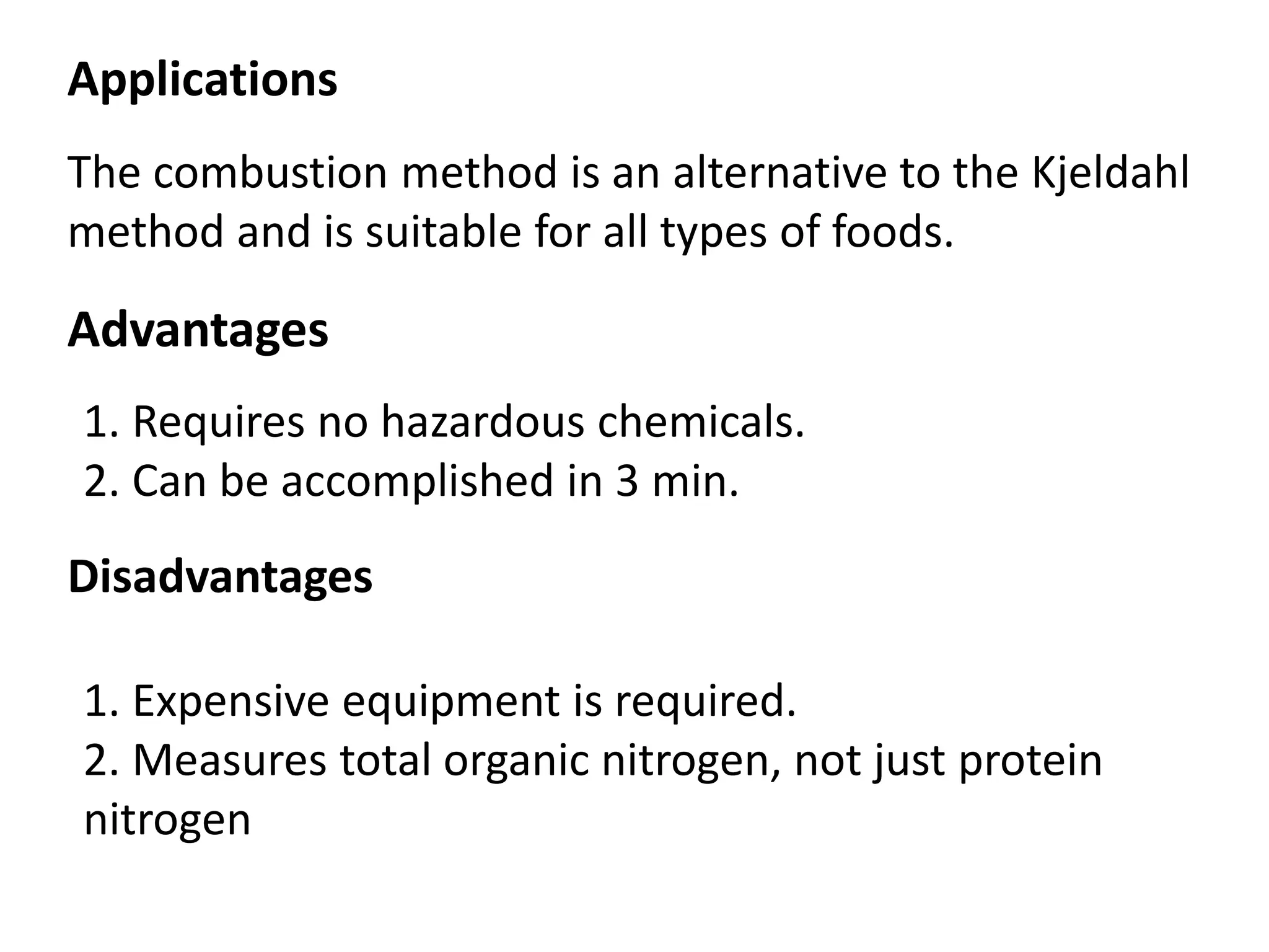 General method use for analysis of protein | PPTX