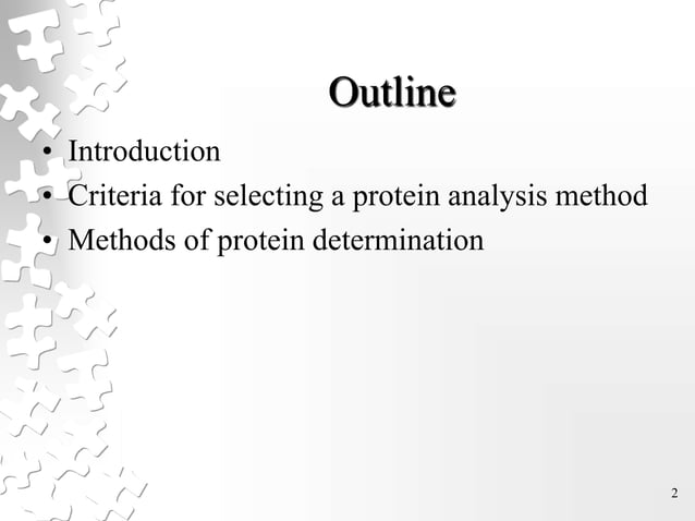 Protein Analysis Methods.pptx | Chemistry | Science