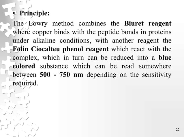 Protein Analysis Methods.pptx | Chemistry | Science