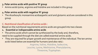 protein and amino acids with classification.pptx