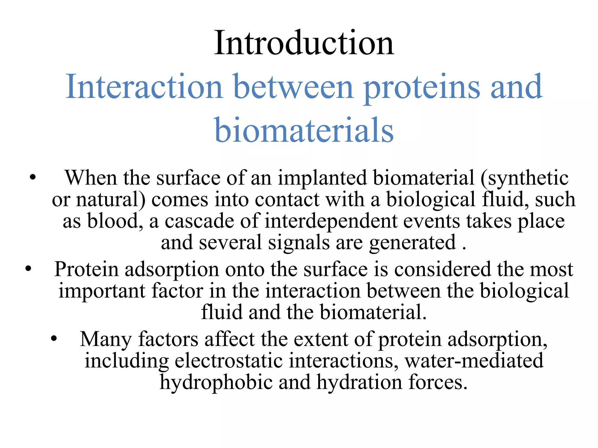 Protein and cell resistant surfaces | PPTX