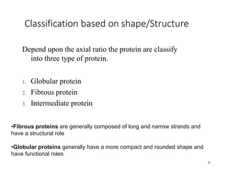 Protein and its classification | PPT