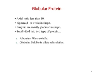 Protein and its classification | PPT
