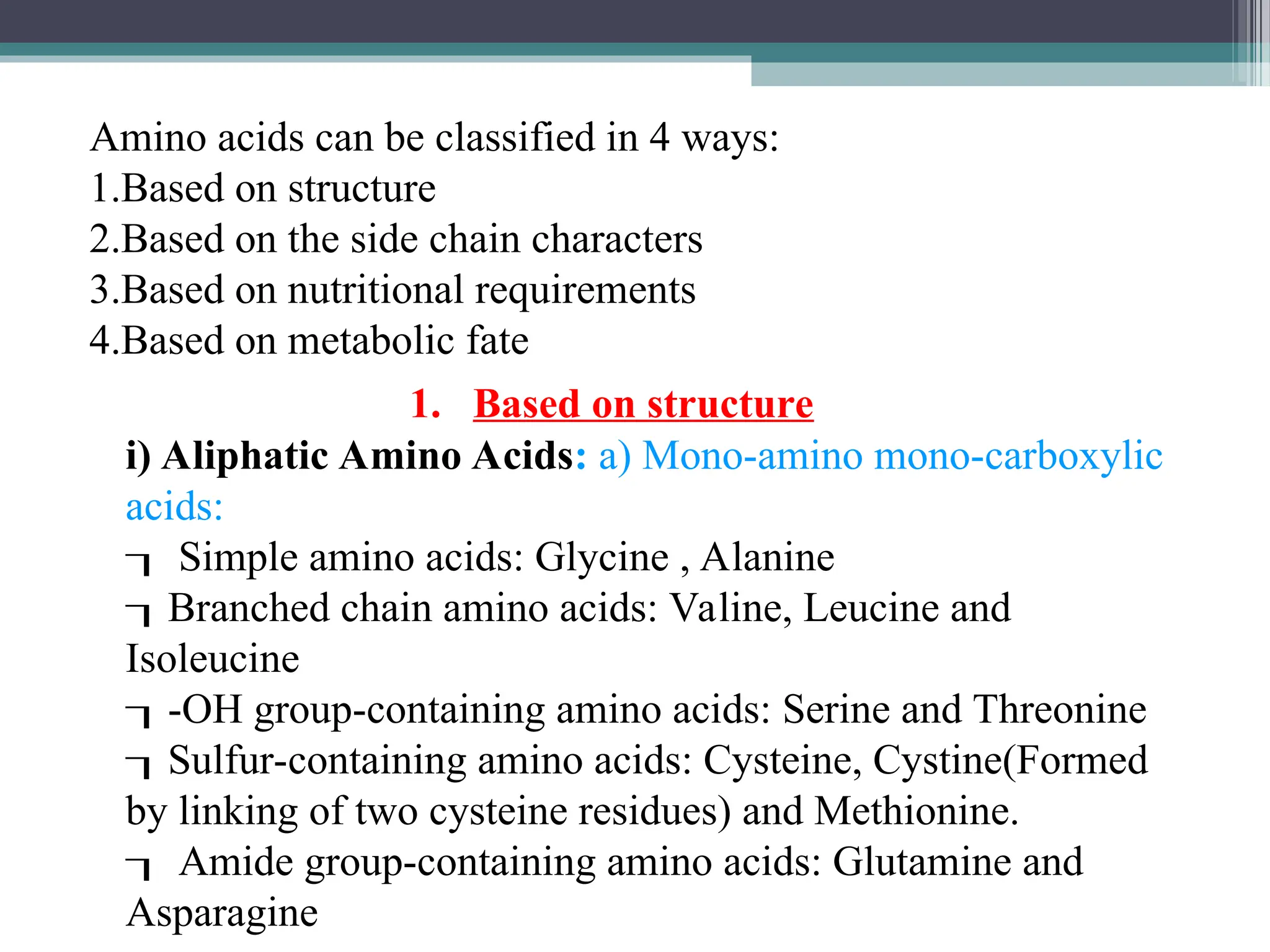 Protein-Structure and its classification | PPT