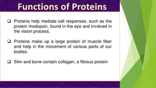 Protein and it's structure and functions | PPT