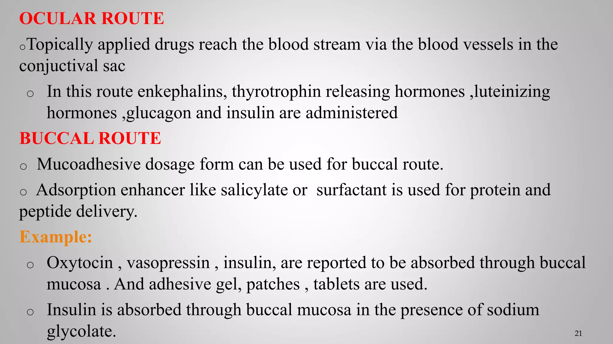 Protein and peptide delivery (monika) | PPTX