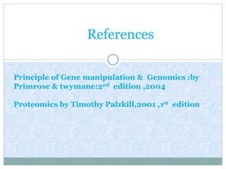 Protein array, protein chip by kk sahu sir | PPTX | Genetics | Science