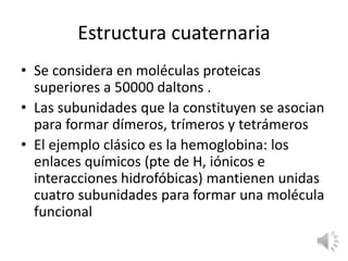 PROTEINAS_ presentacion clase biologia celular | PPTX