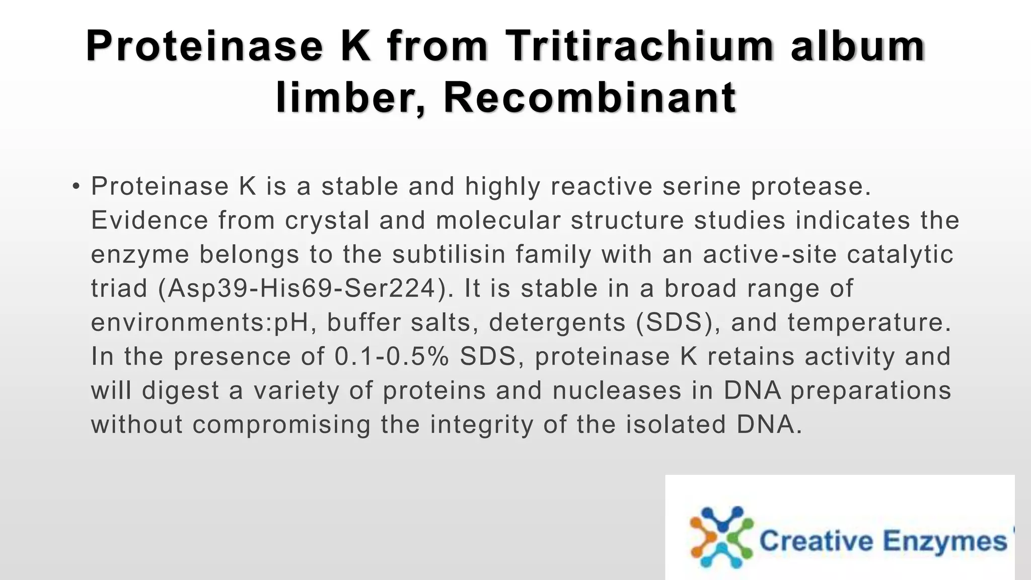 Proteinase k | PPT