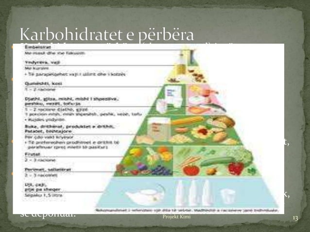 Proteinat, yndyrnat dhe karbohidratet | PPT