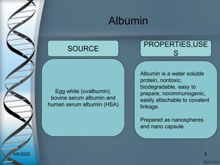 Protein based nanostructures for biomedical applications | PPT