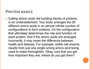 Protein Basics | PPTX