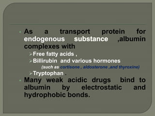 Protein binding | PPTX