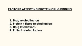 Protein binding factors and significance | PPTX