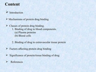 Protein binding of drug.ppt
