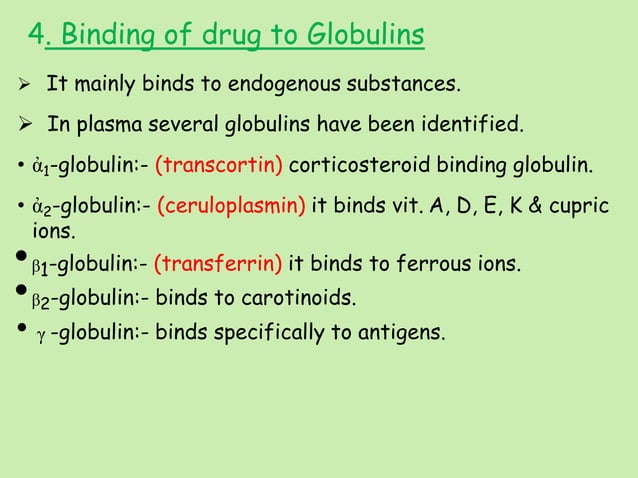 Protein binding of drugs | PPTX
