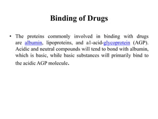 Protein binding of drugs | PPTX | Pharmaceutical Drugs | Medical Health