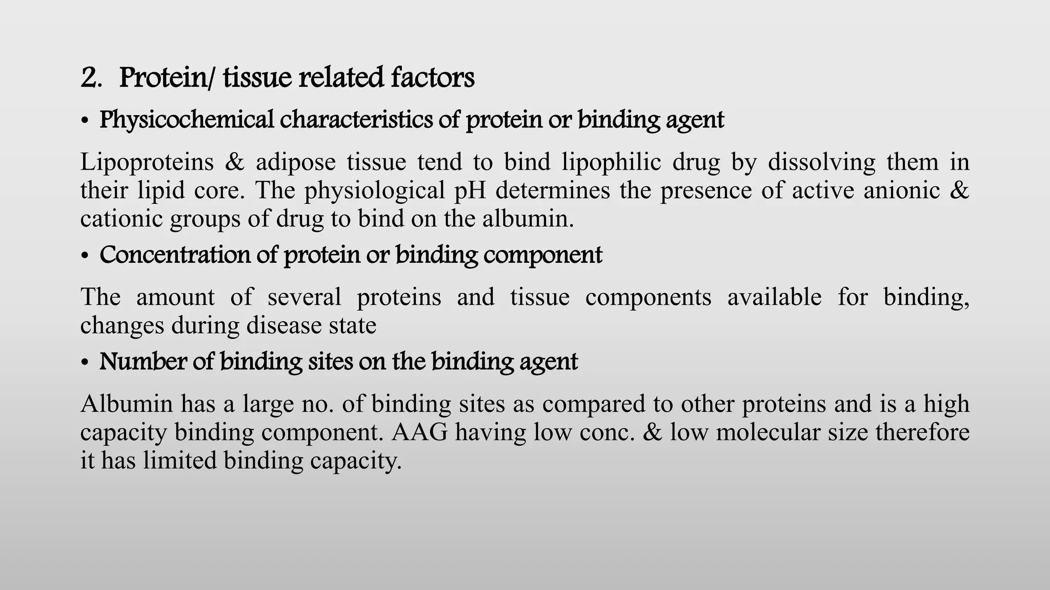 Protein binding interactions | PPTX