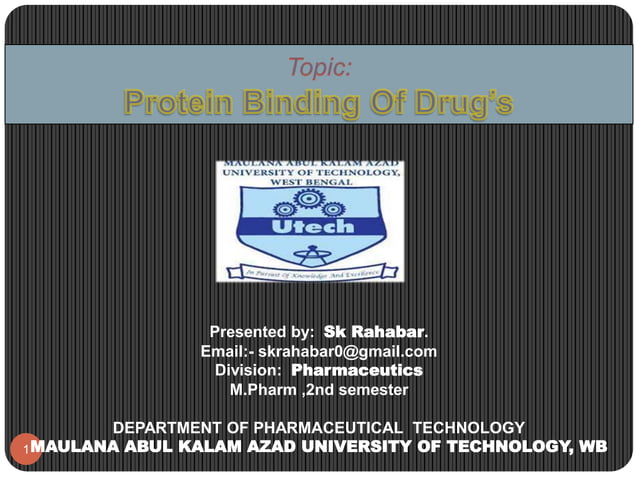 Protein Binding Of Drug.pptx