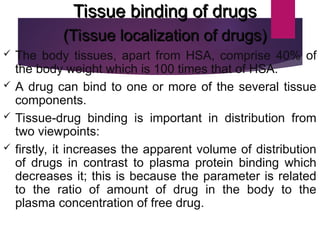 Protein binding ppt ... Biopharmaceutics final.ppt