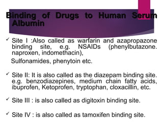 Protein binding ppt ... Biopharmaceutics final.ppt