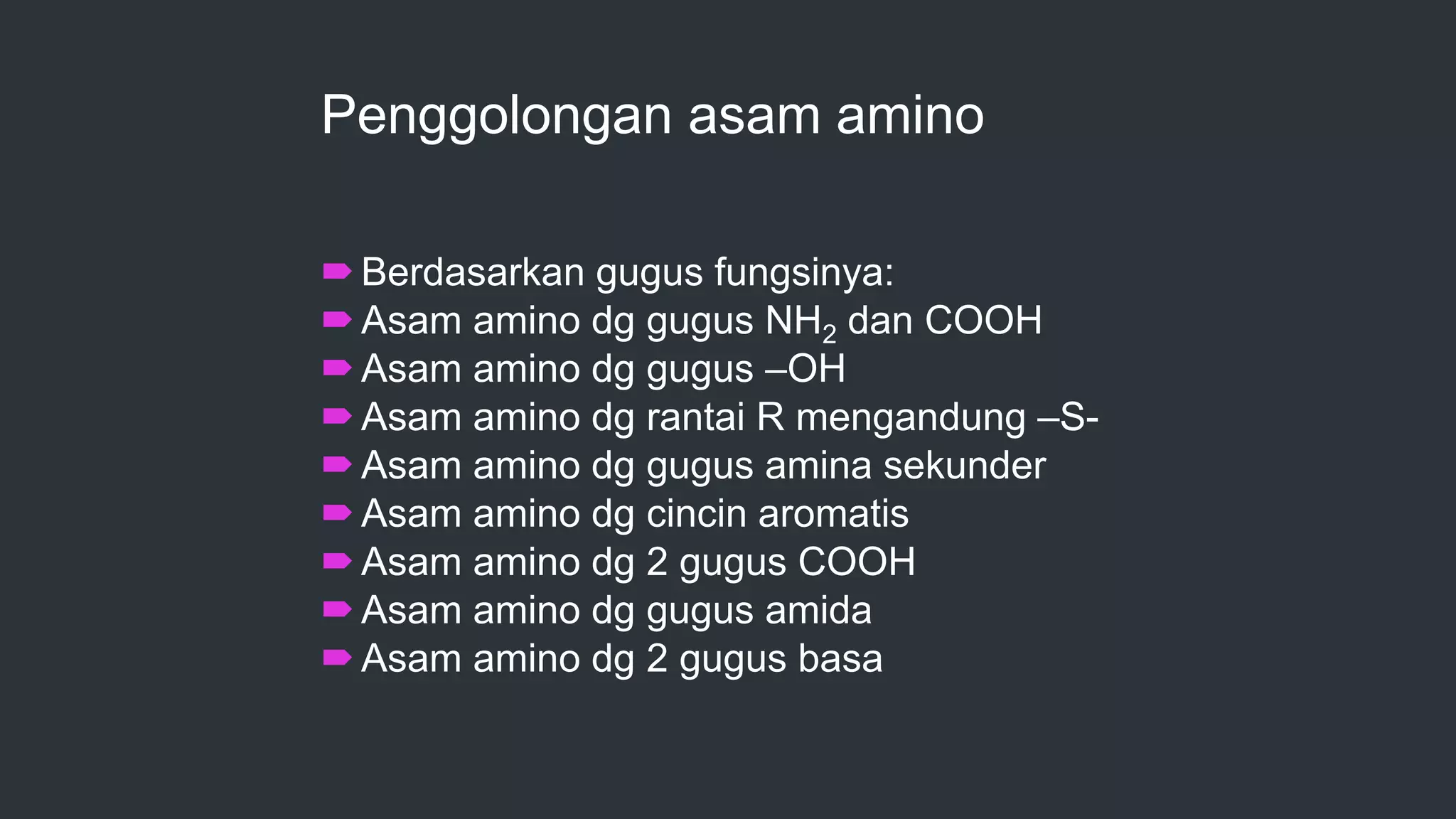 Protein biokimia | PPTX