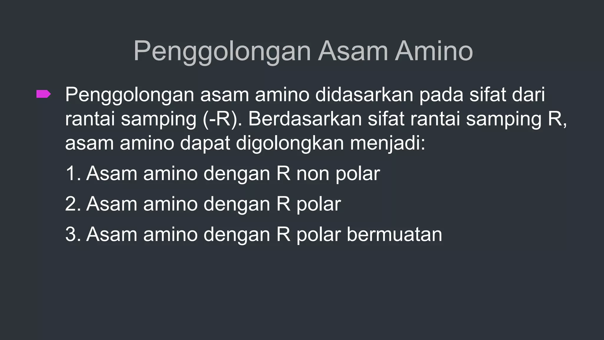 Protein biokimia | PPTX