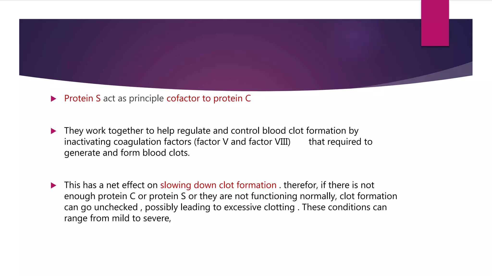 Protein c and protein s | PPTX