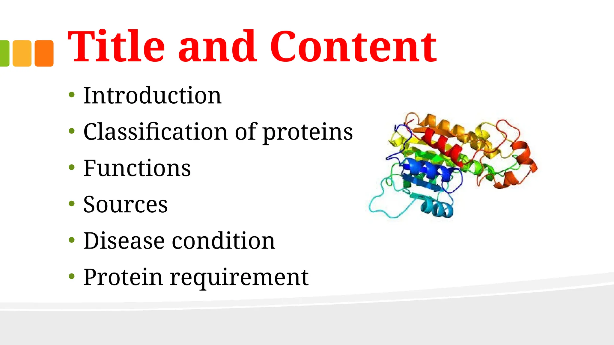 PROTEIN chapter 3.pptx Protein is a nutrient your body needs to grow ...