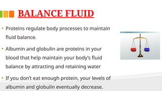 PROTEIN chapter 3.pptx Protein is a nutrient your body needs to grow ...