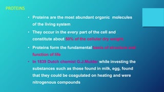 Protein chemistry i..hamad | PPTX | Chemistry | Science