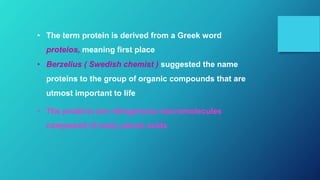 Protein chemistry i..hamad | PPTX | Chemistry | Science