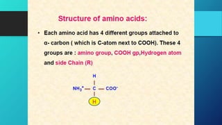 Protein chemistry i..hamad | PPTX | Chemistry | Science