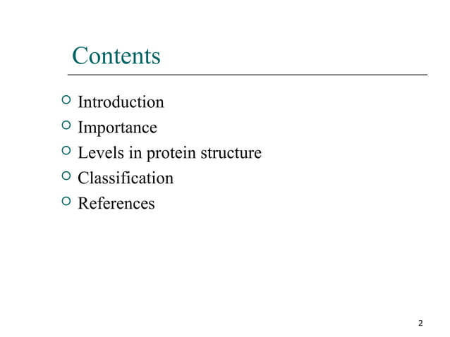 Protein classification | PPT