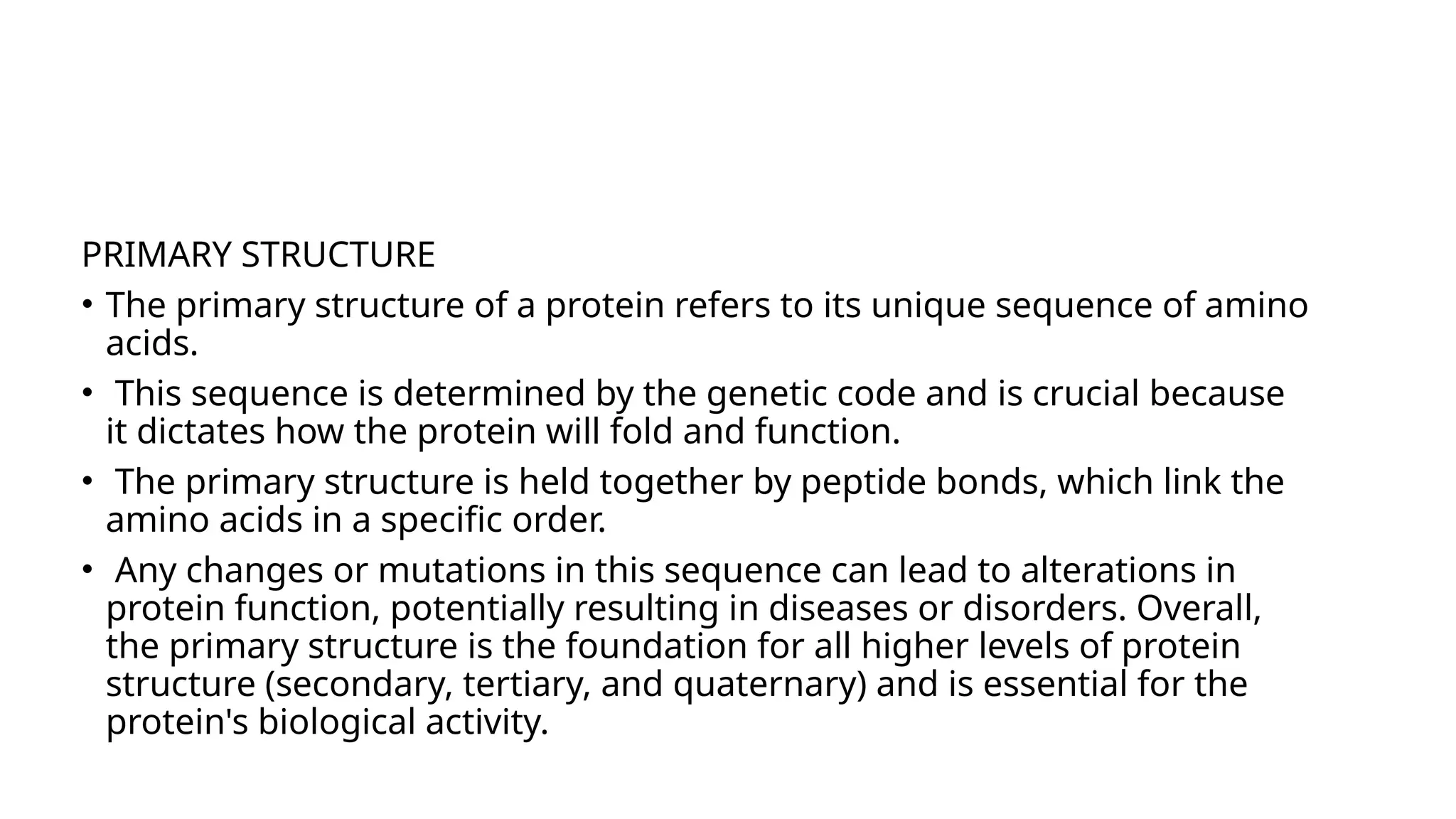 protein classification and structure.pptx | Chemistry | Science