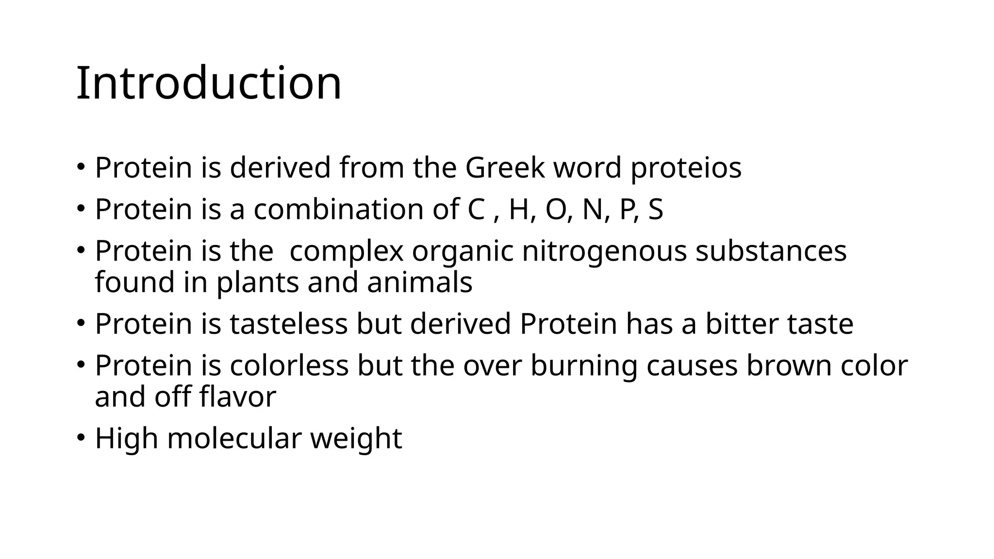 protein classification and structure.pptx | Chemistry | Science