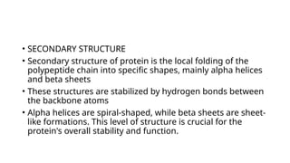 protein classification and structure.pptx