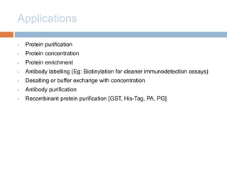 Protein Purification and Concentration Using Amicon Pro and Amicon ...