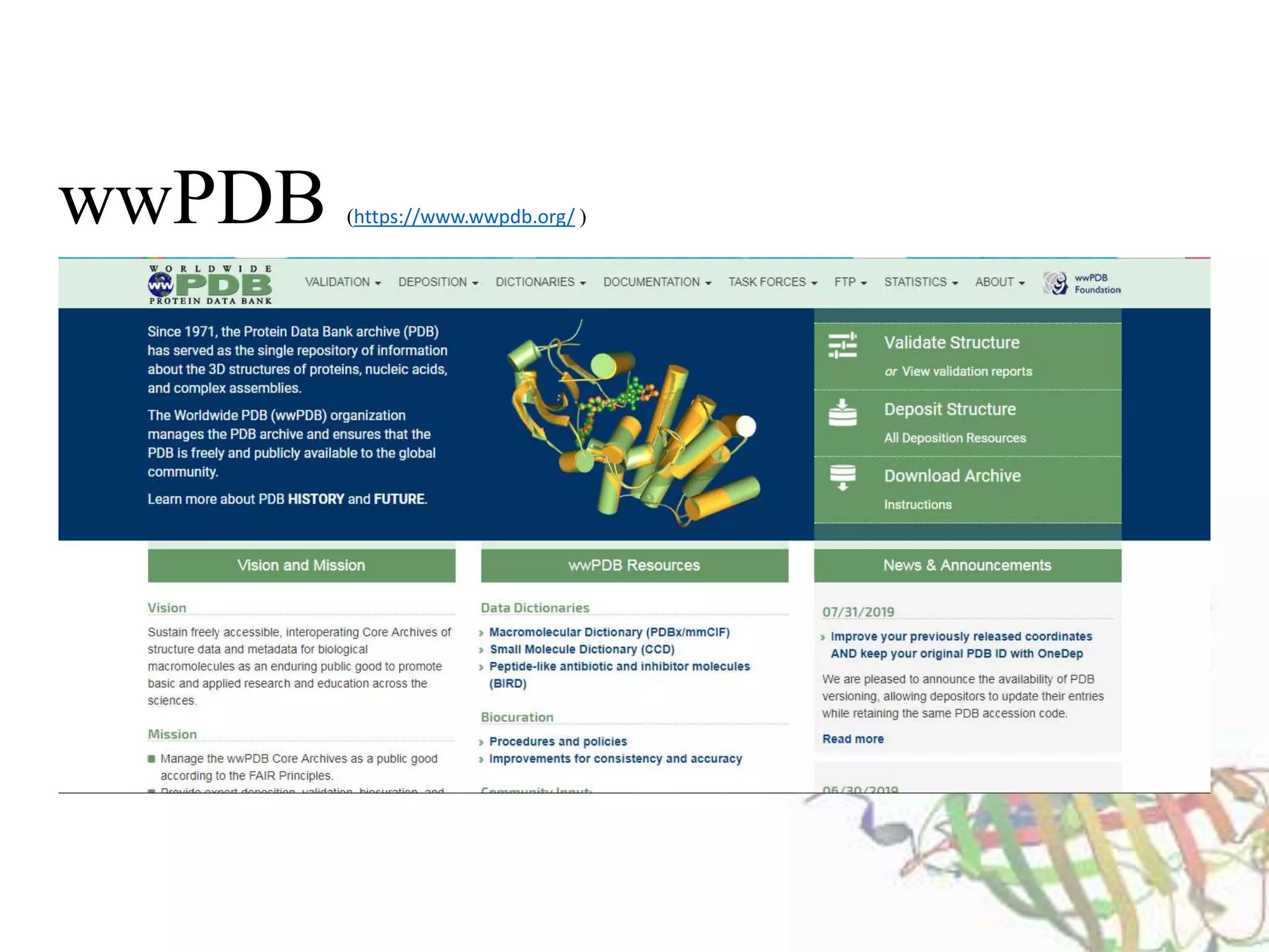 Protein Data Bank Ppt