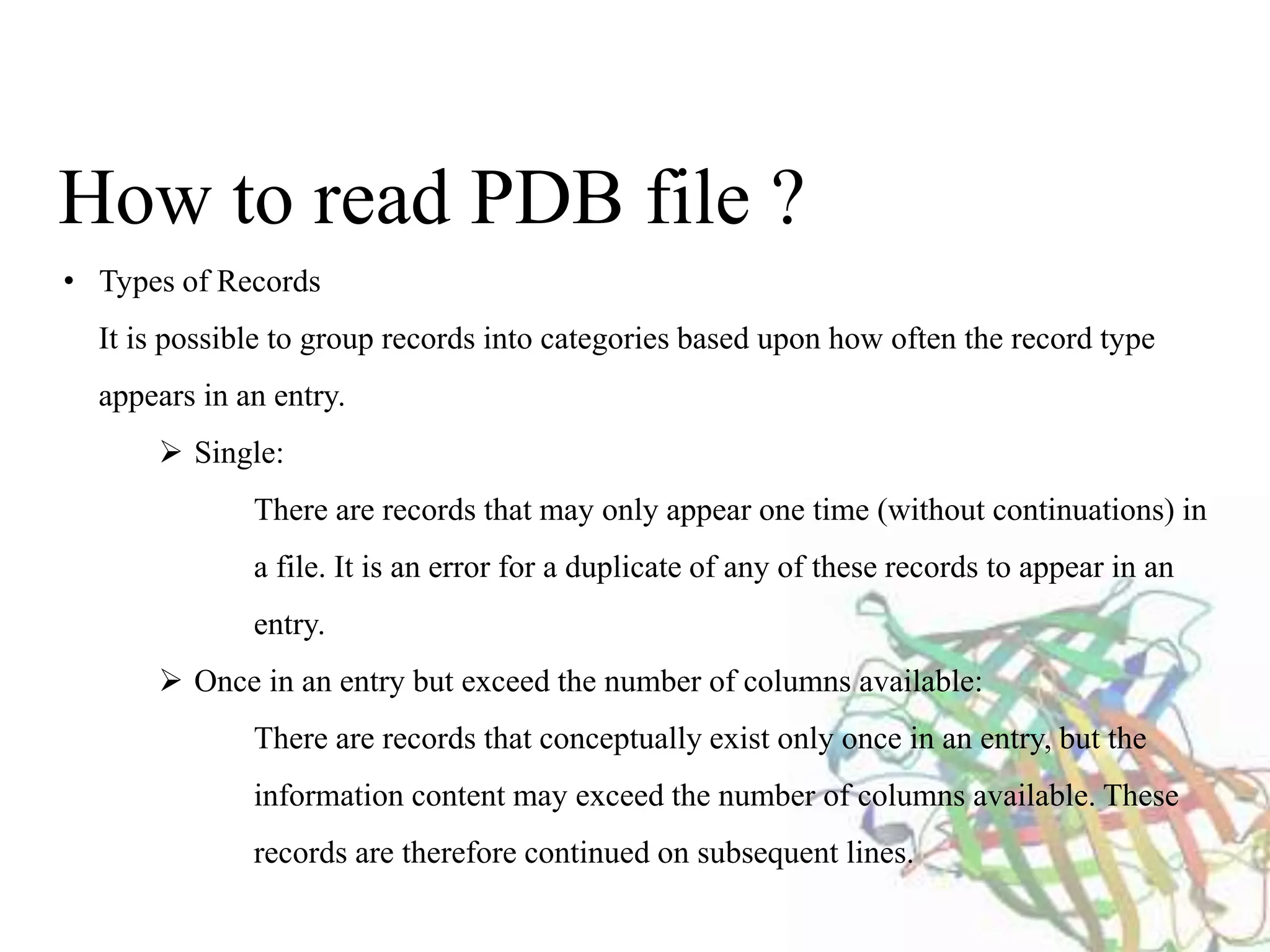 Protein data bank | PPTX