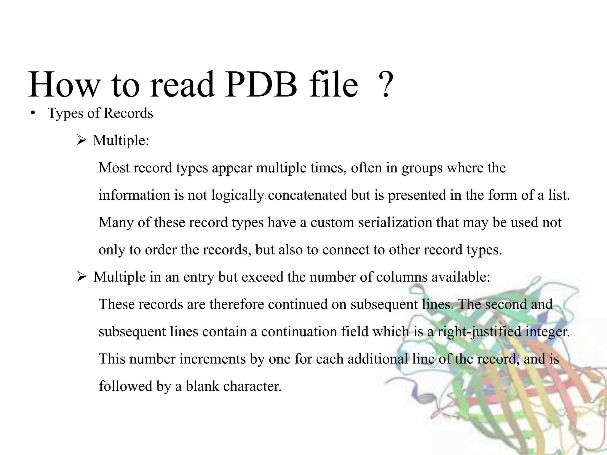 Protein data bank | PPTX