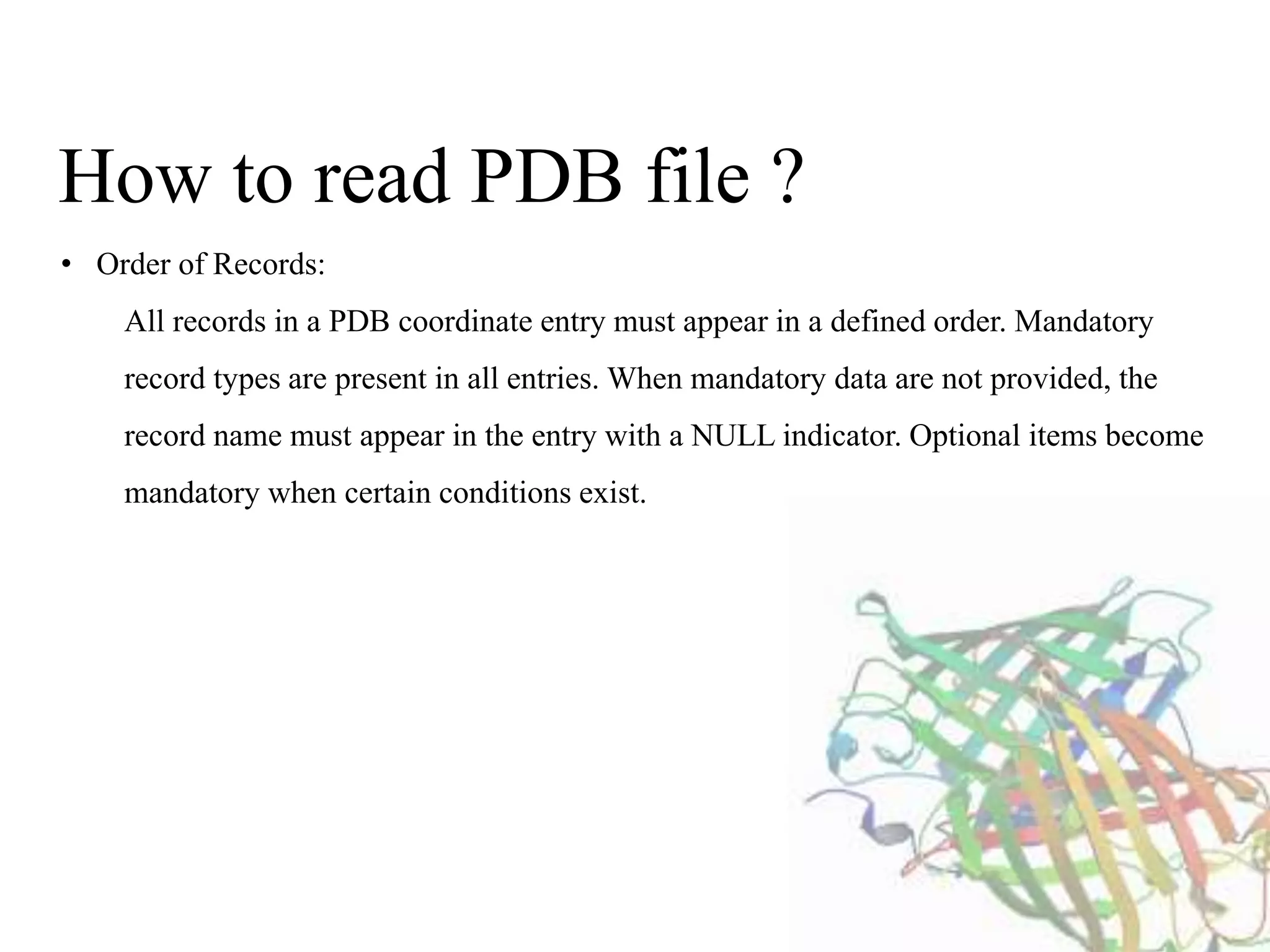 Protein data bank | PPTX