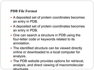 Protein data bank | PPT