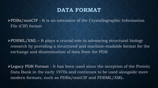 Protein Data Bank ( PDB ) - Bioinformatics | PPTX