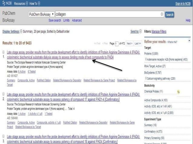 Protein database ..... of NCBI | PPTX | Databases | Computer Software and Applications