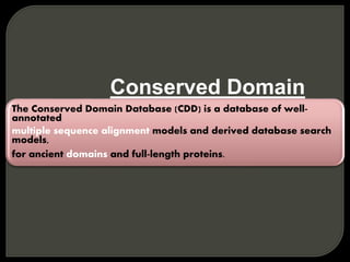 Protein database ..... of NCBI | PPTX | Databases | Computer Software and Applications