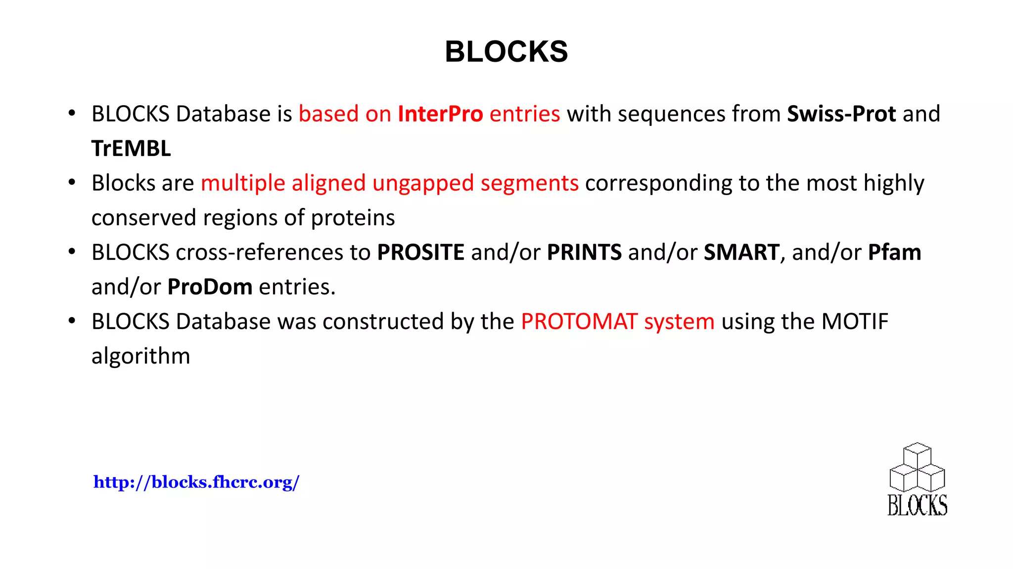 Protein Databases | PPSX