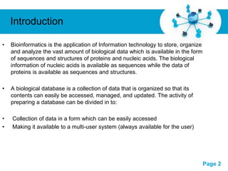 Protein database | PPT